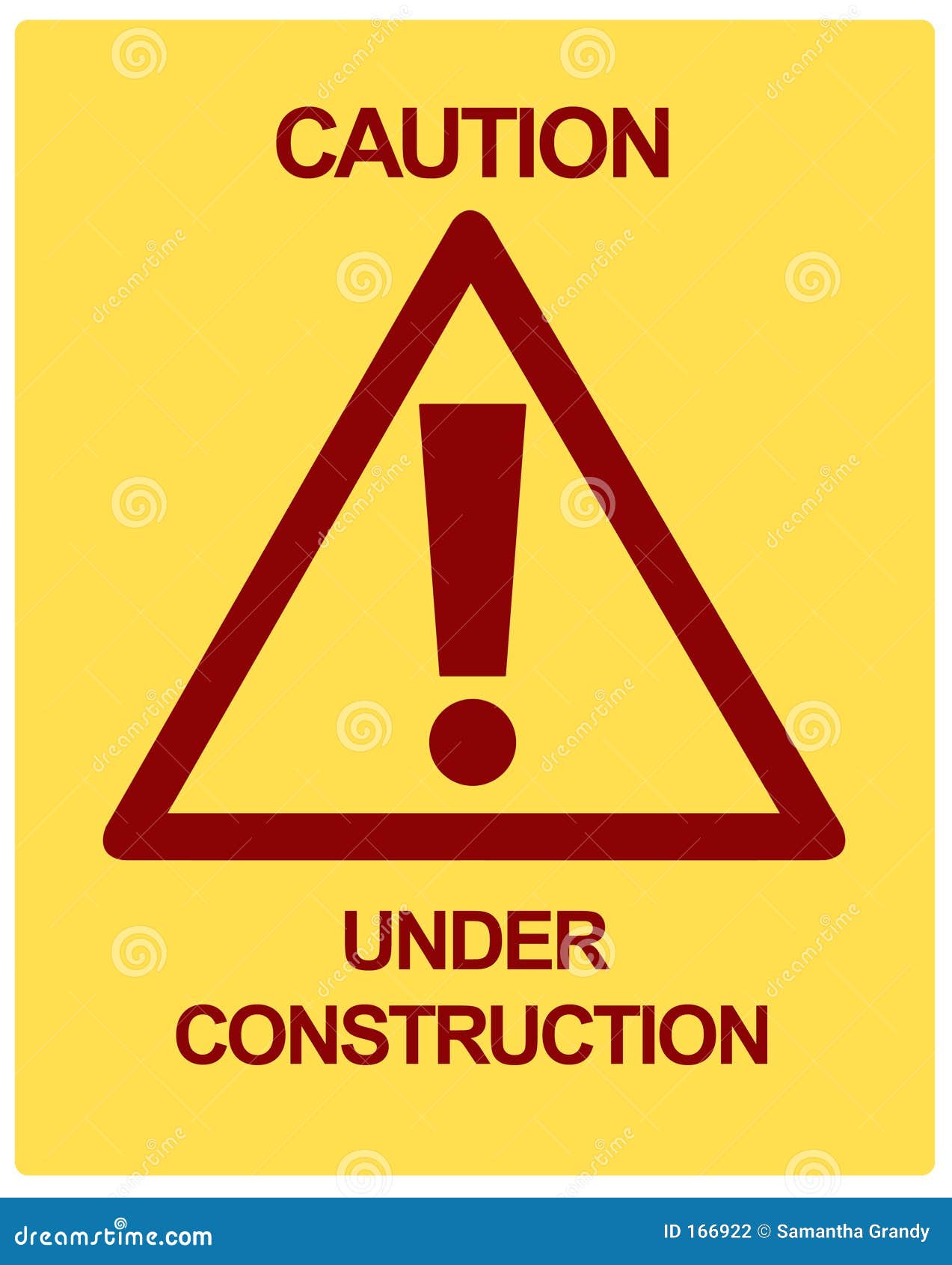 CAUTION Under Construction stock illustration. Illustration of cleaning ...