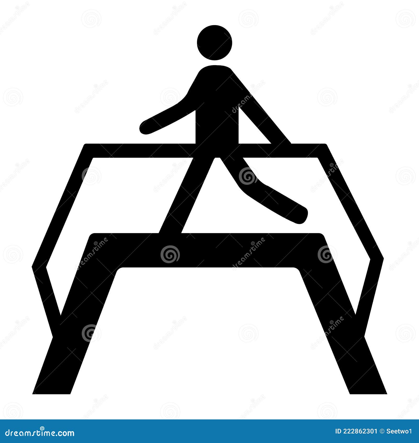 Use Footbridge Symbol Sign ,Vector Illustration, Isolate On White ...