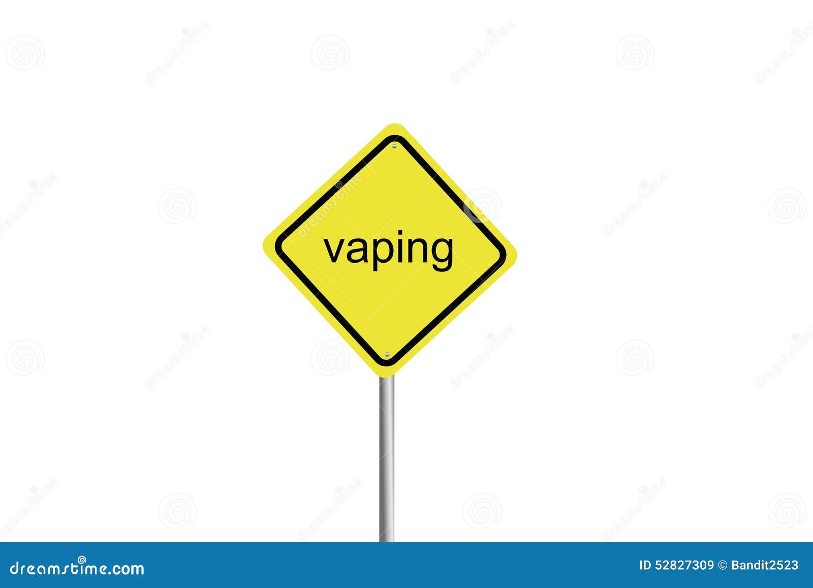 Caution vaping sign stock image. Image of warning, cigarette - 52827309