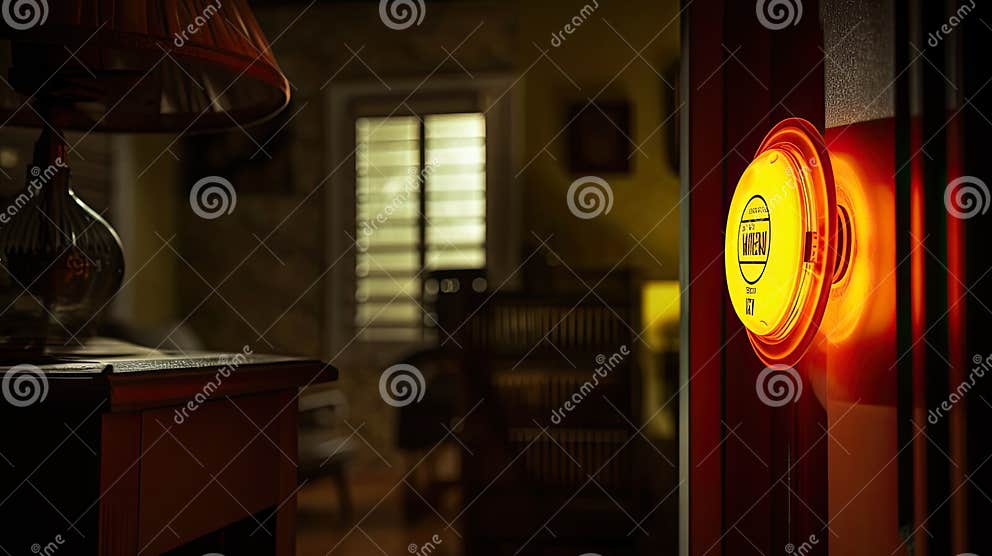 Caution warning light stock illustration. Illustration of vigilance ...