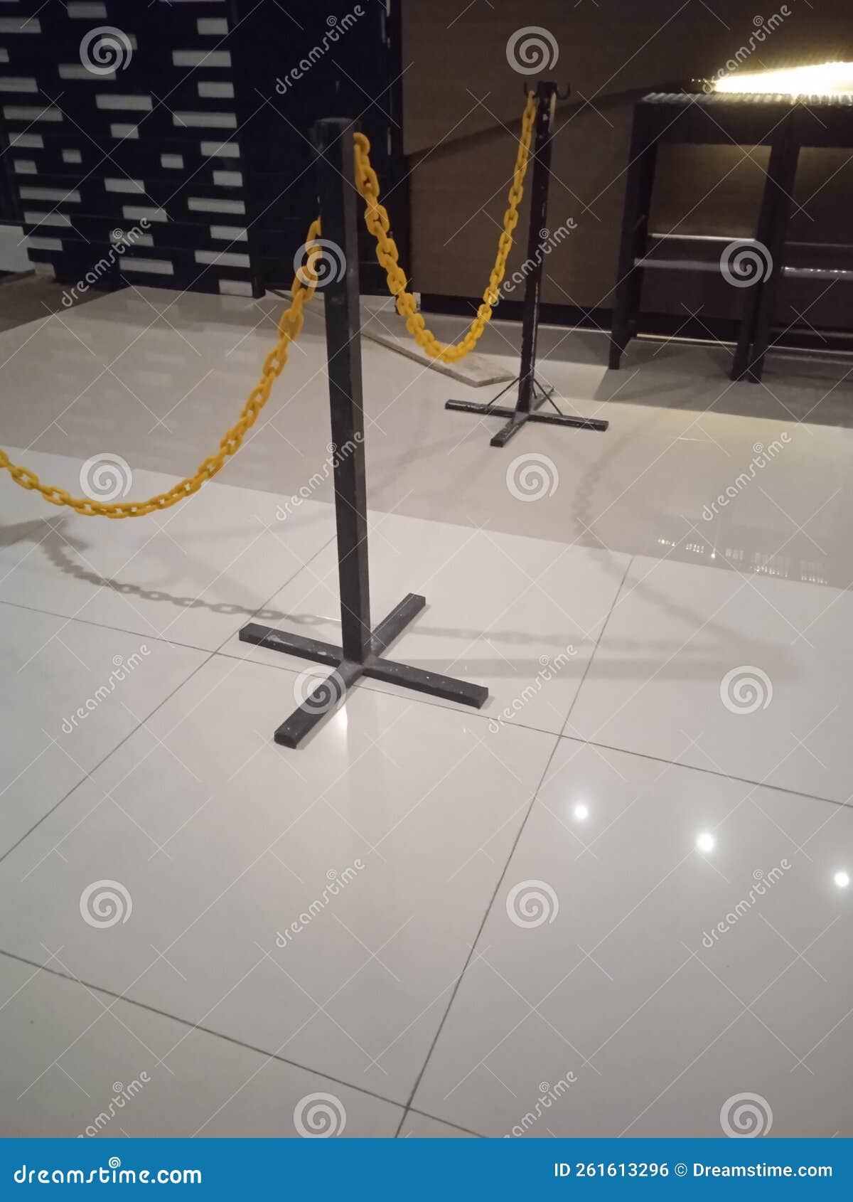 Caution Wet Floor Dont Entry because Maintenance Stock Photo - Image of ...