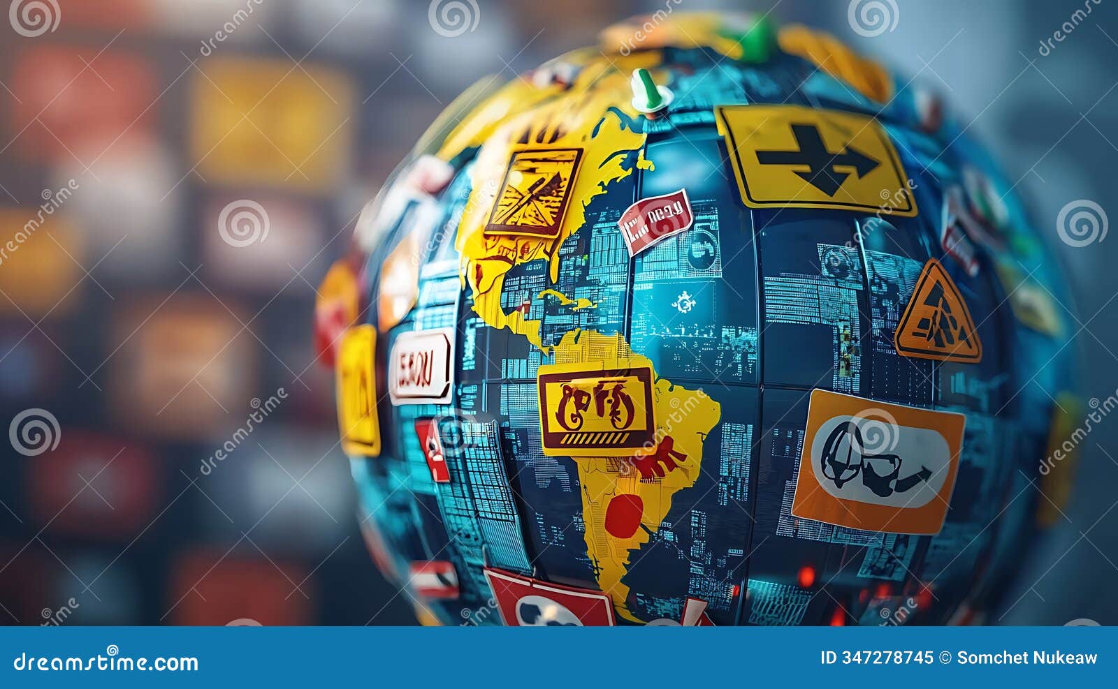 A Cautionary Globe Exploring Global Risks through Warning Signs and ...