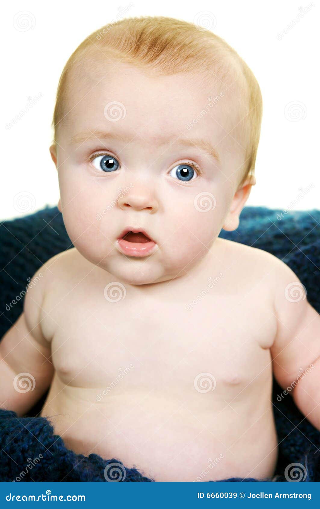 Cautious Baby Boy Royalty Free Stock Images - Image: 6660039