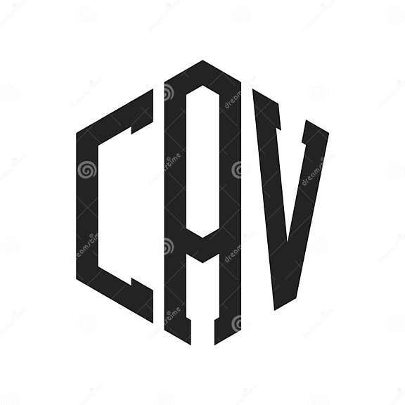 CAV Logo Design. Initial Letter CAV Monogram Logo Using Hexagon Shape ...