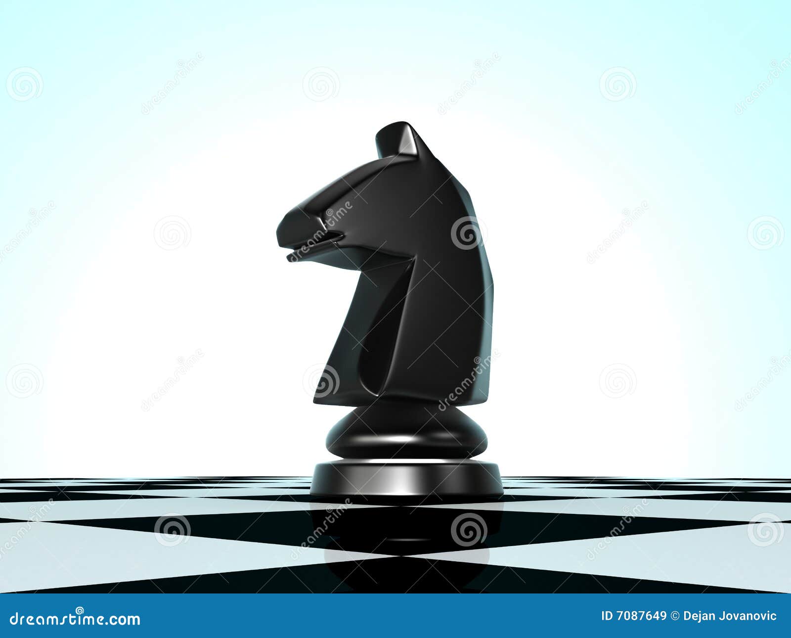 Cavallo di scacchi illustrazione di stock. Illustrazione di movimento ...