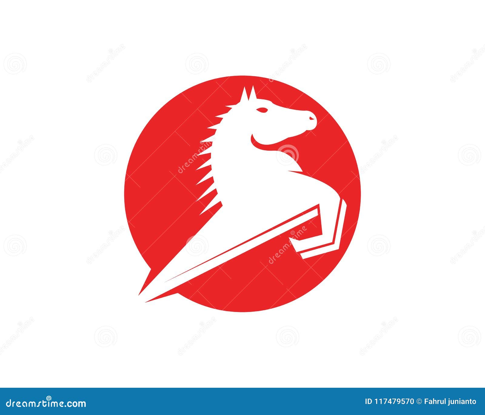 Cavallo Logo Design Vector Template Illustrazione Vettoriale ...