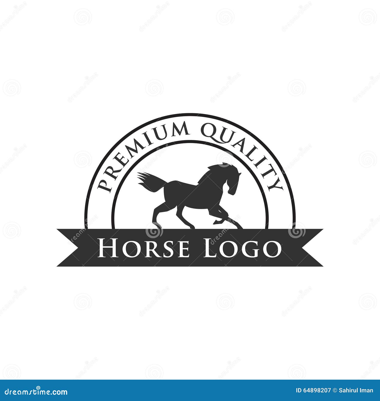 Cavallo Logo Template illustrazione vettoriale. Illustrazione di ...