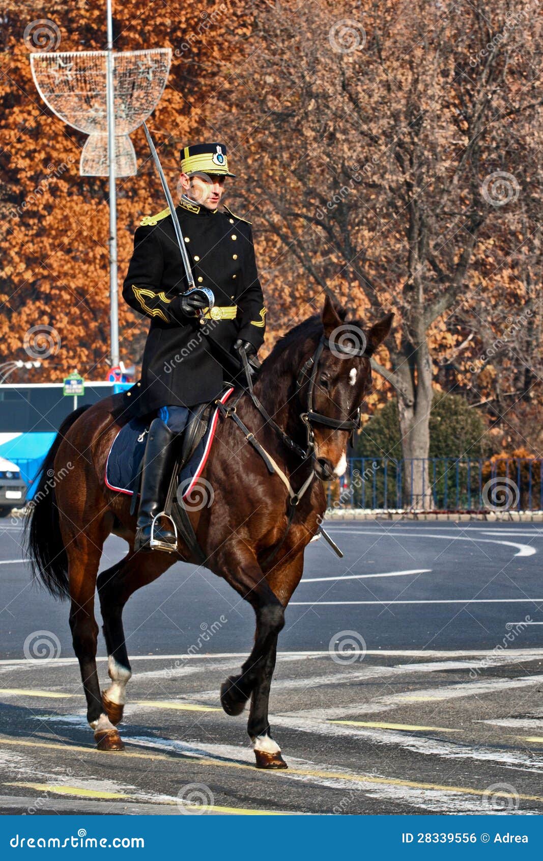 Cavalry Commander in Front of the Cavalry Squad Editorial Photo - Image ...