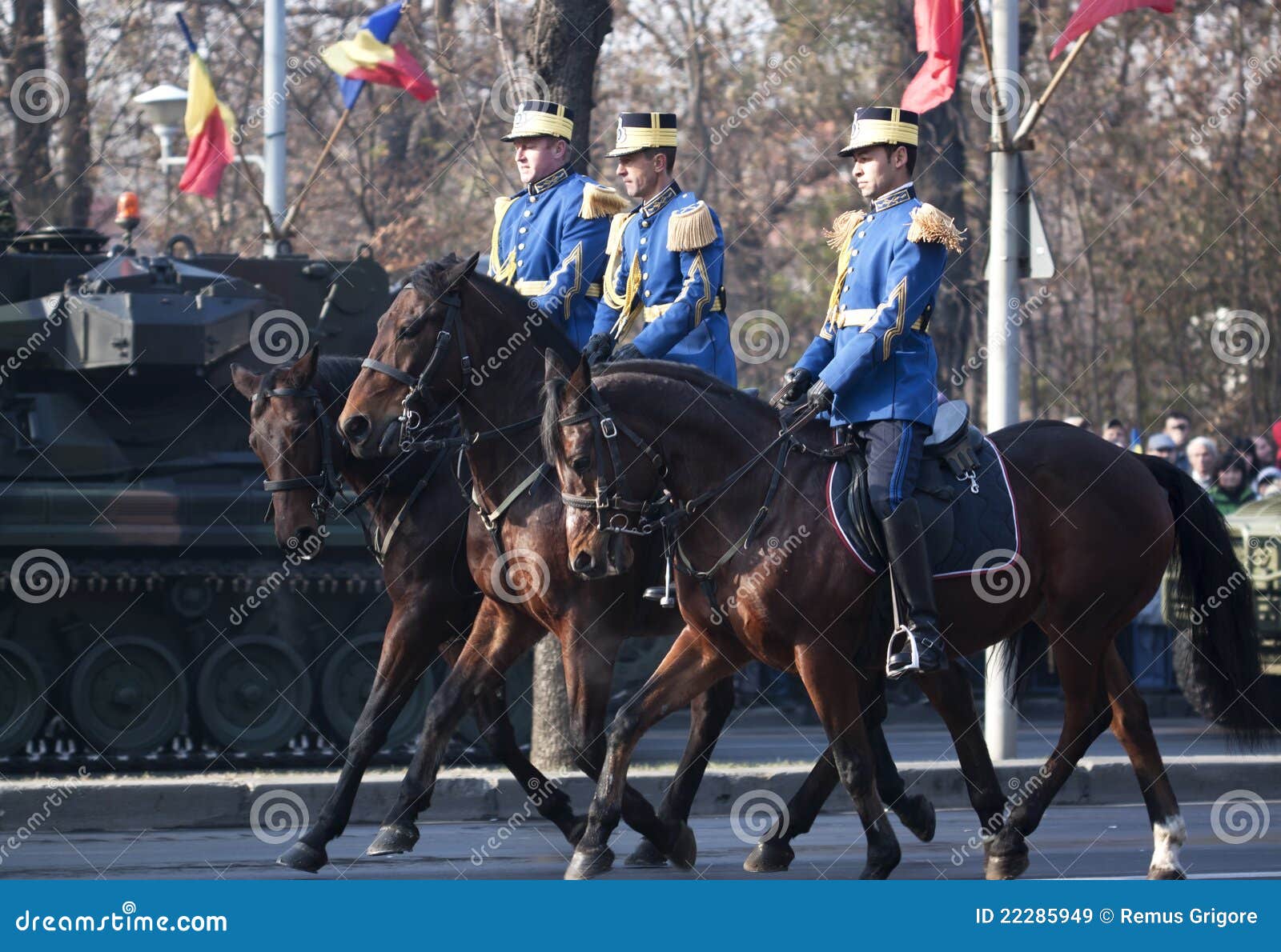 Cavalry Parade at Romanian National Day Editorial Stock Image - Image ...
