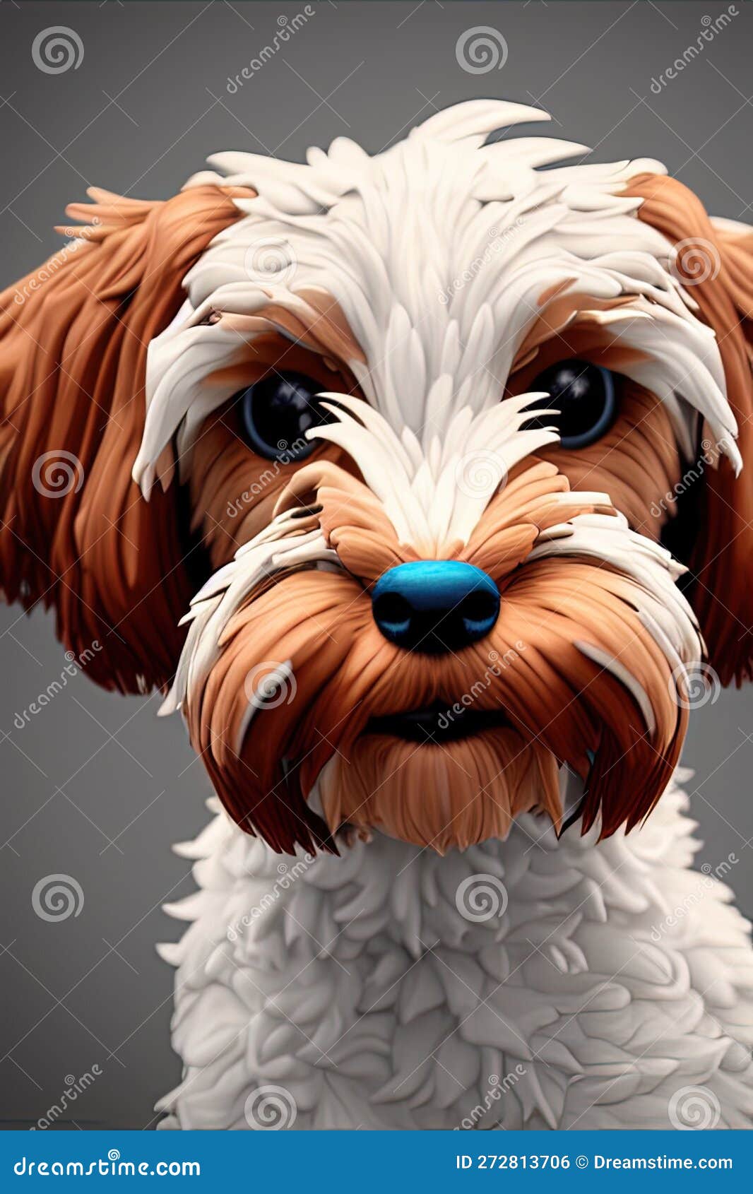 Cavapoo Animal. AI Generated. Stock Illustration - Illustration of ...