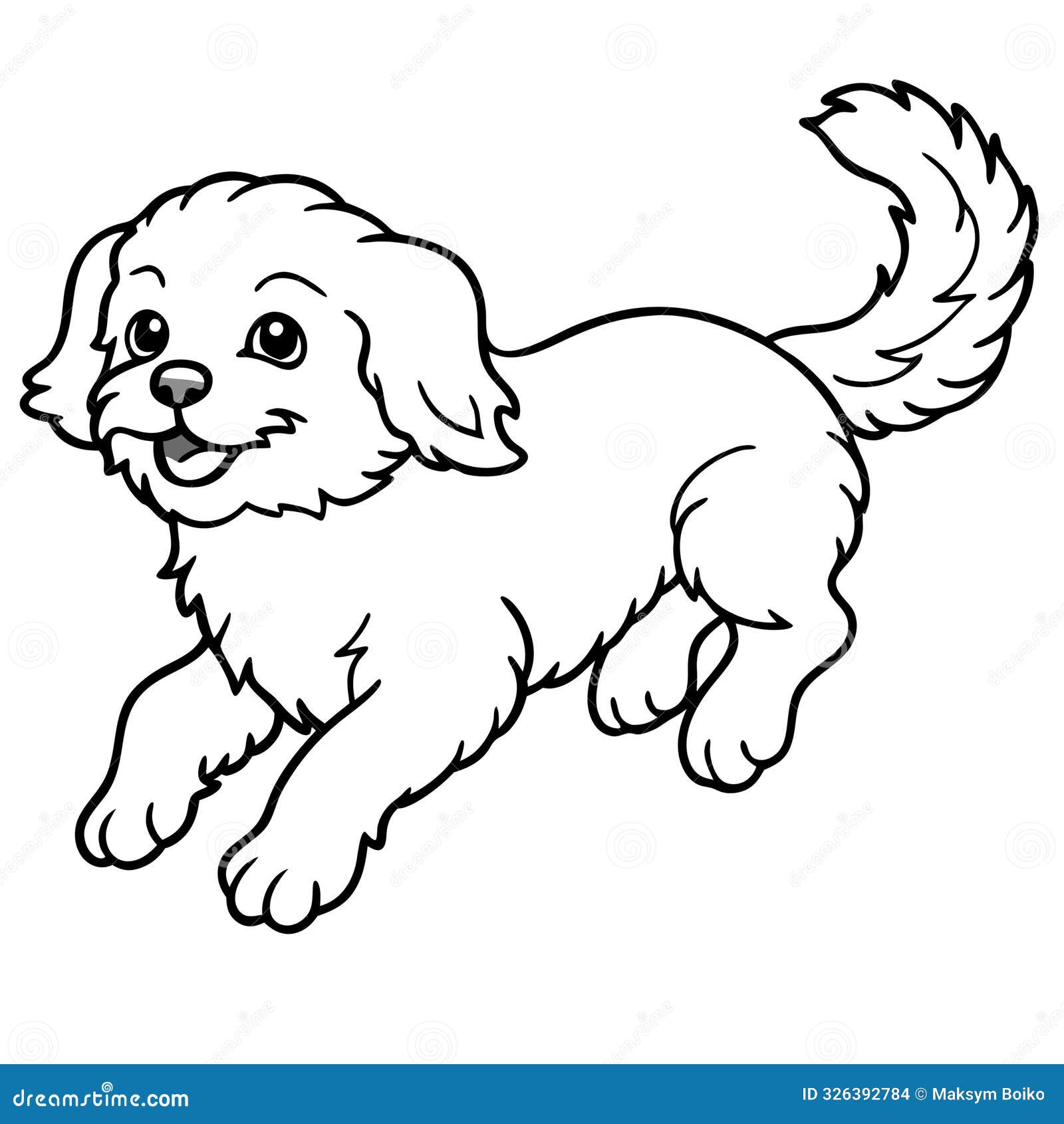 Cavapoo Dog Jumps Icon Vector Stock Vector - Illustration of reindeer ...