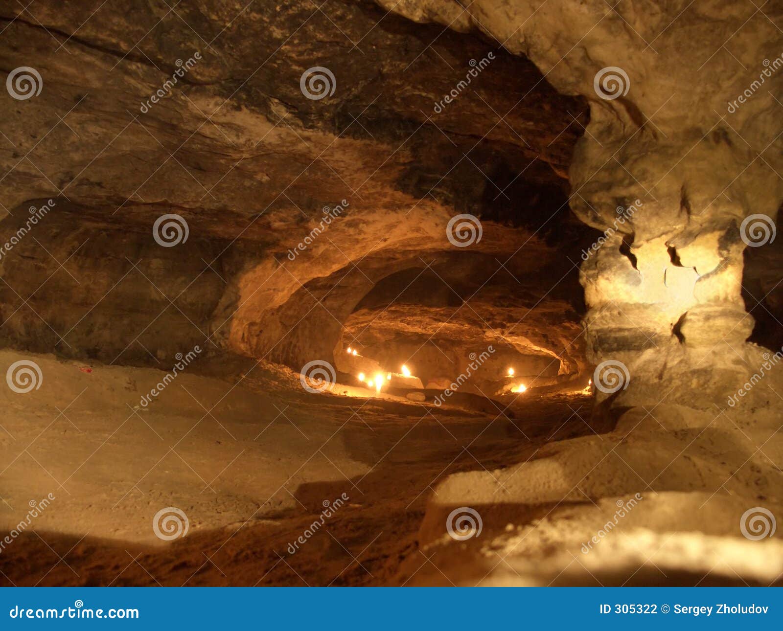 Cave stock photo. Image of cave, candle, scary, cavern - 305322