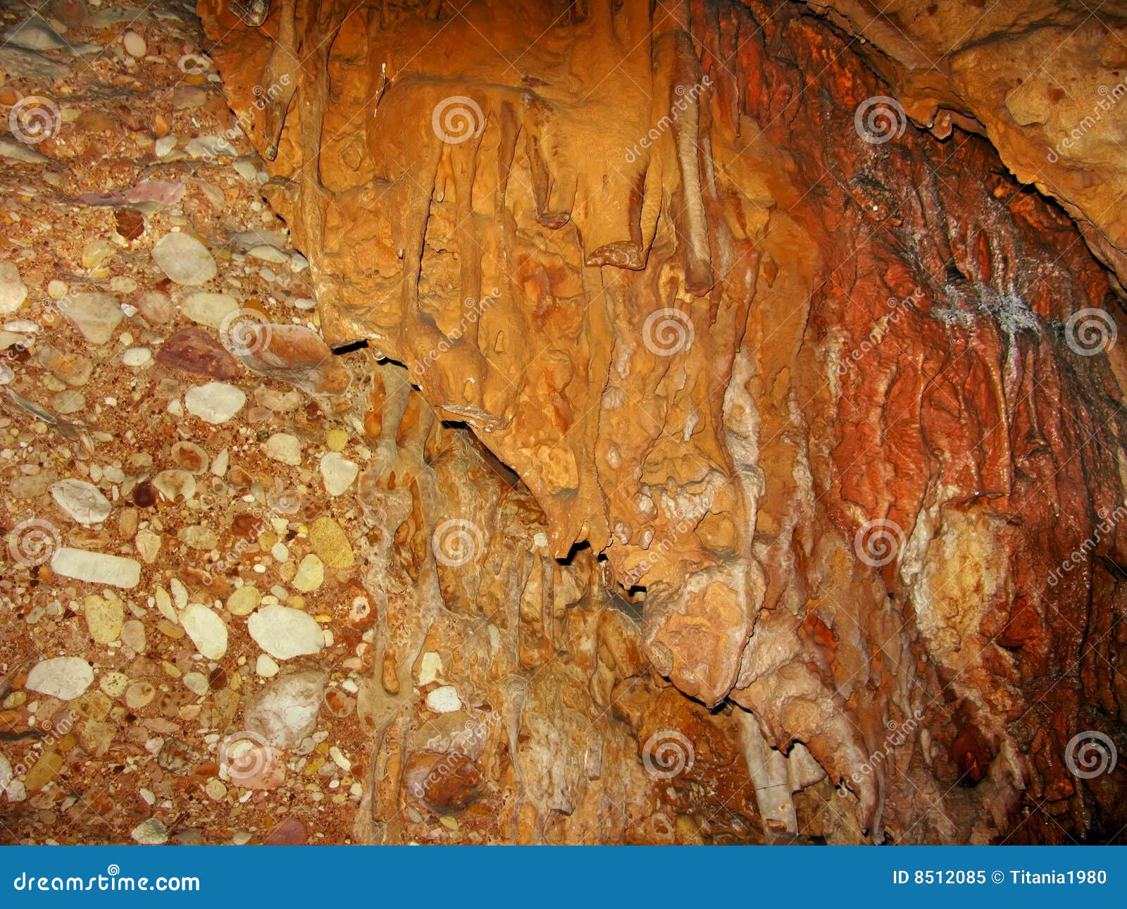Cave in Barcelona (Collbato) Stock Image - Image of underground ...