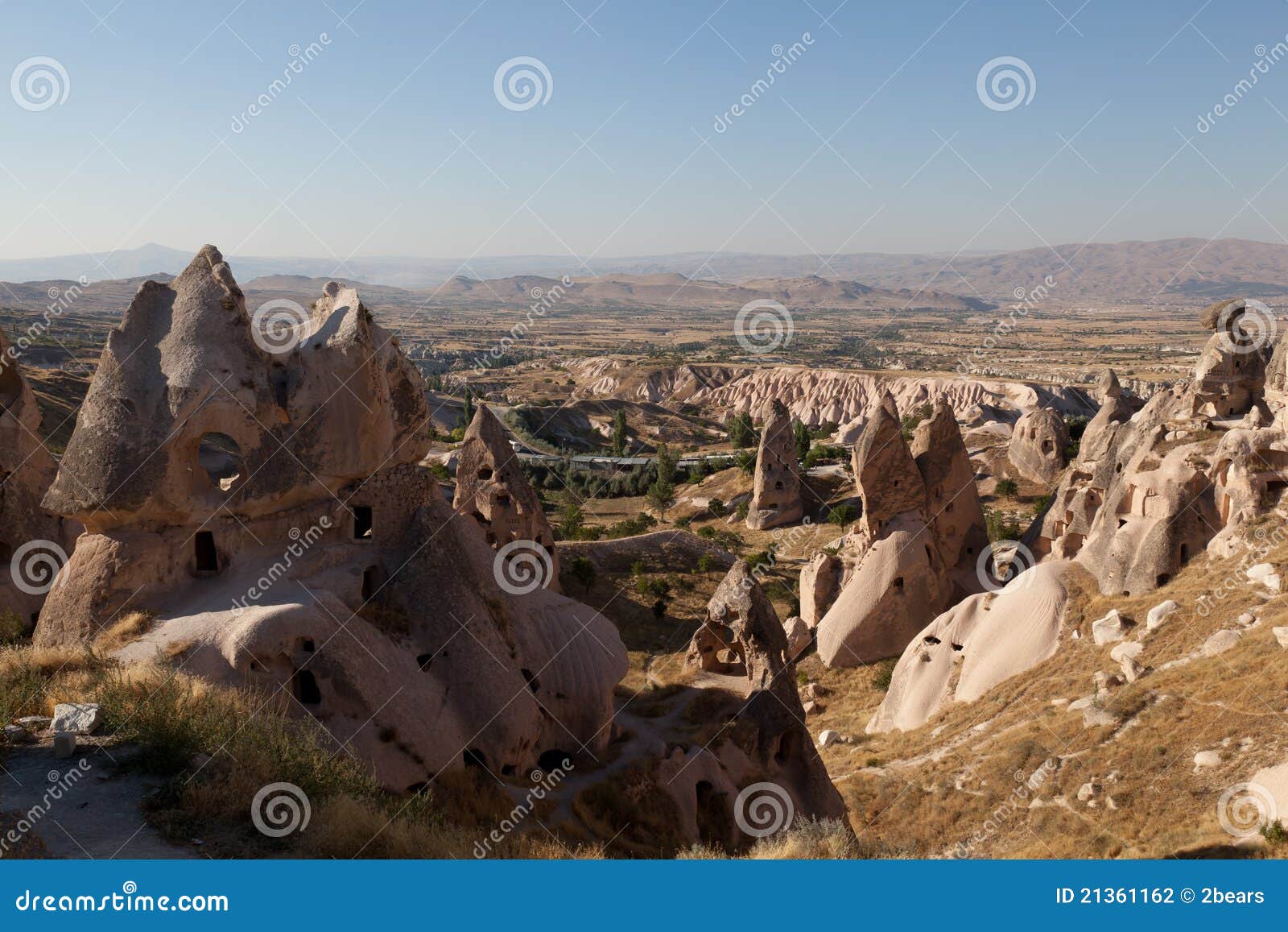 Cave City in Cappadocia, Turkey Stock Photo - Image of nature, fabulous ...