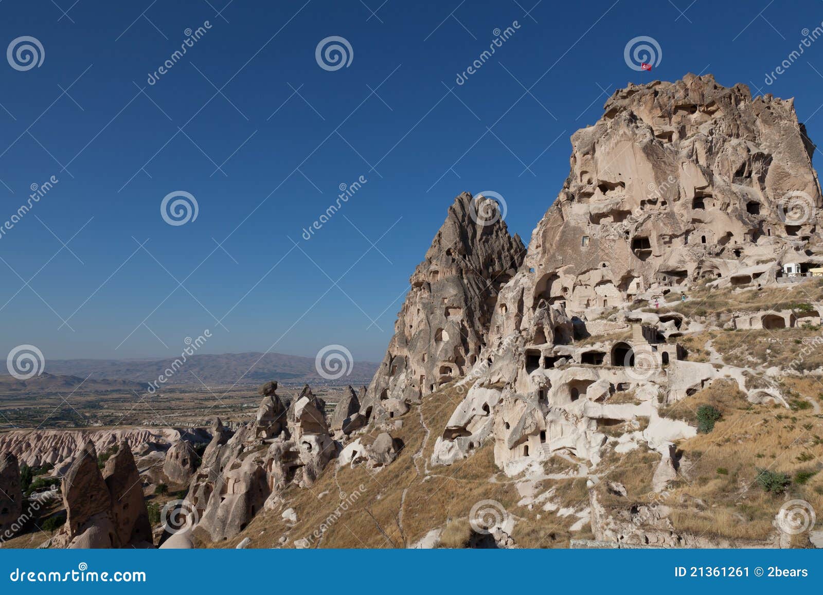 Cave City in Cappadocia, Turkey Stock Image - Image of goreme, country ...