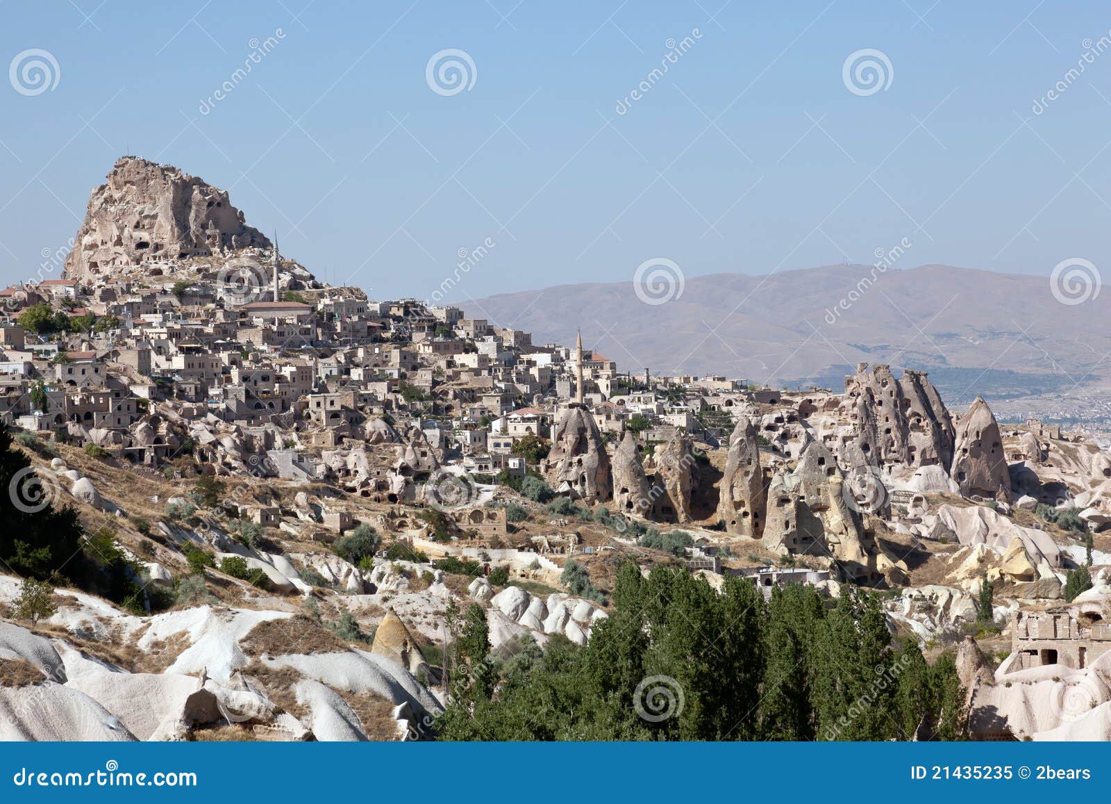 Cave City in Cappadocia, Turkey Stock Image - Image of erosion ...