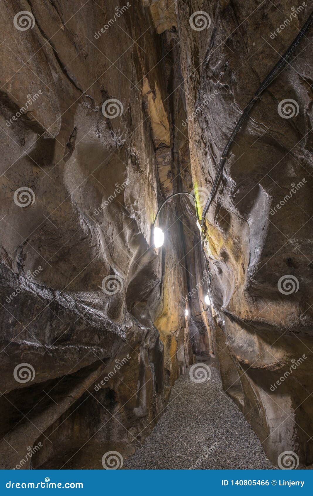 The Cave in the Cliff Close-up Stock Photo - Image of dirty, grunge ...
