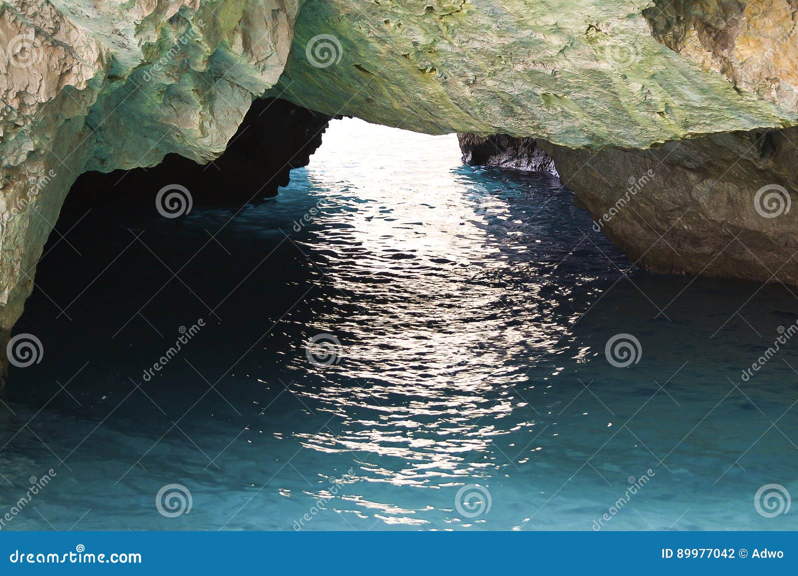 Cave Cliffs - Capri Island - Italy Stock Photo - Image of tourism ...