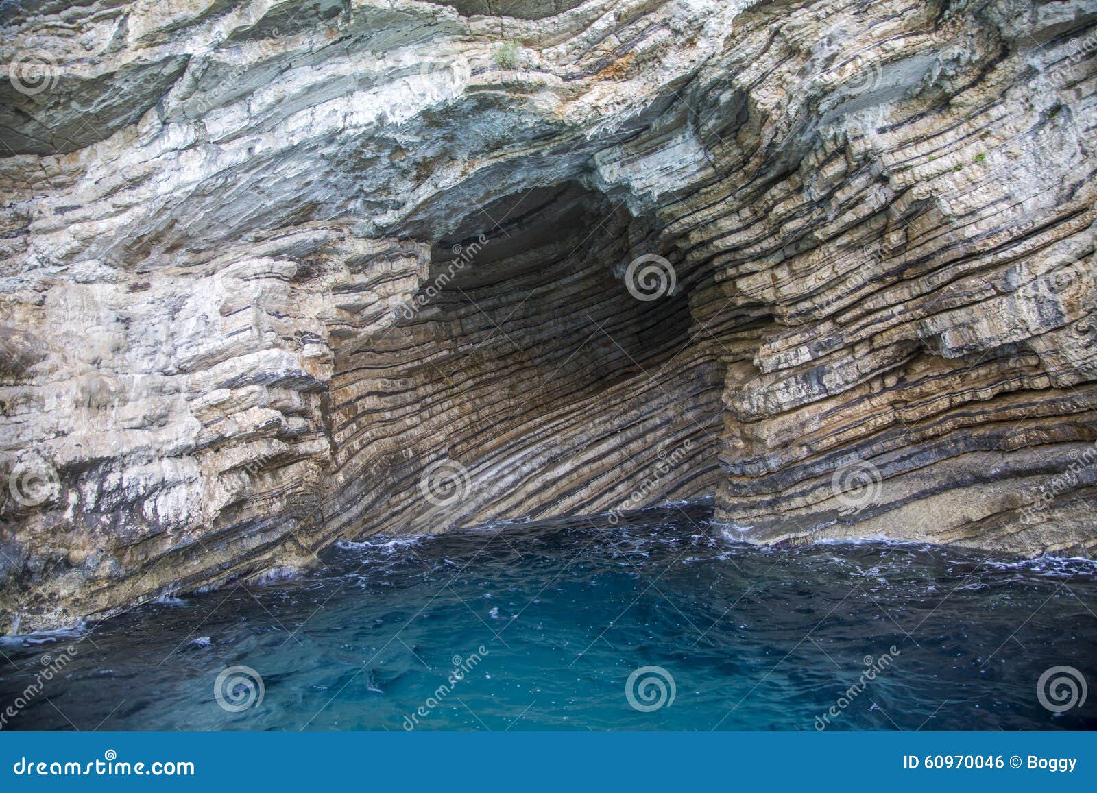Cave on Corfu, Greece stock photo. Image of mediterranean - 60970046