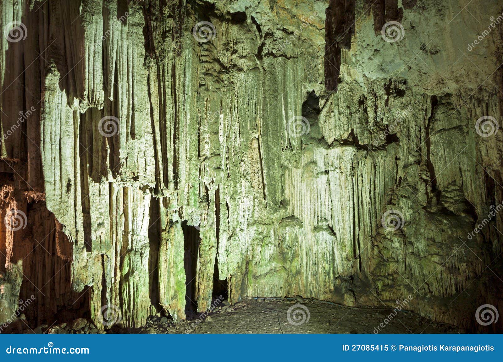 Cave at Crete Island in Greece Stock Image - Image of gerontospilios ...