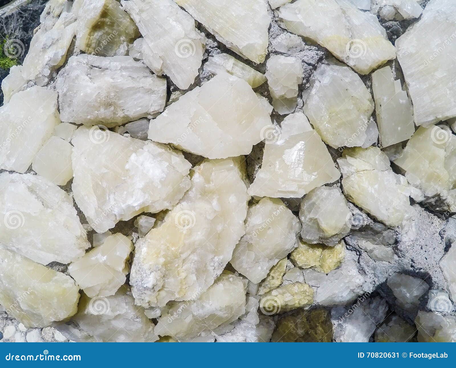 Cave crystal fragments stock image. Image of boracay - 70820631