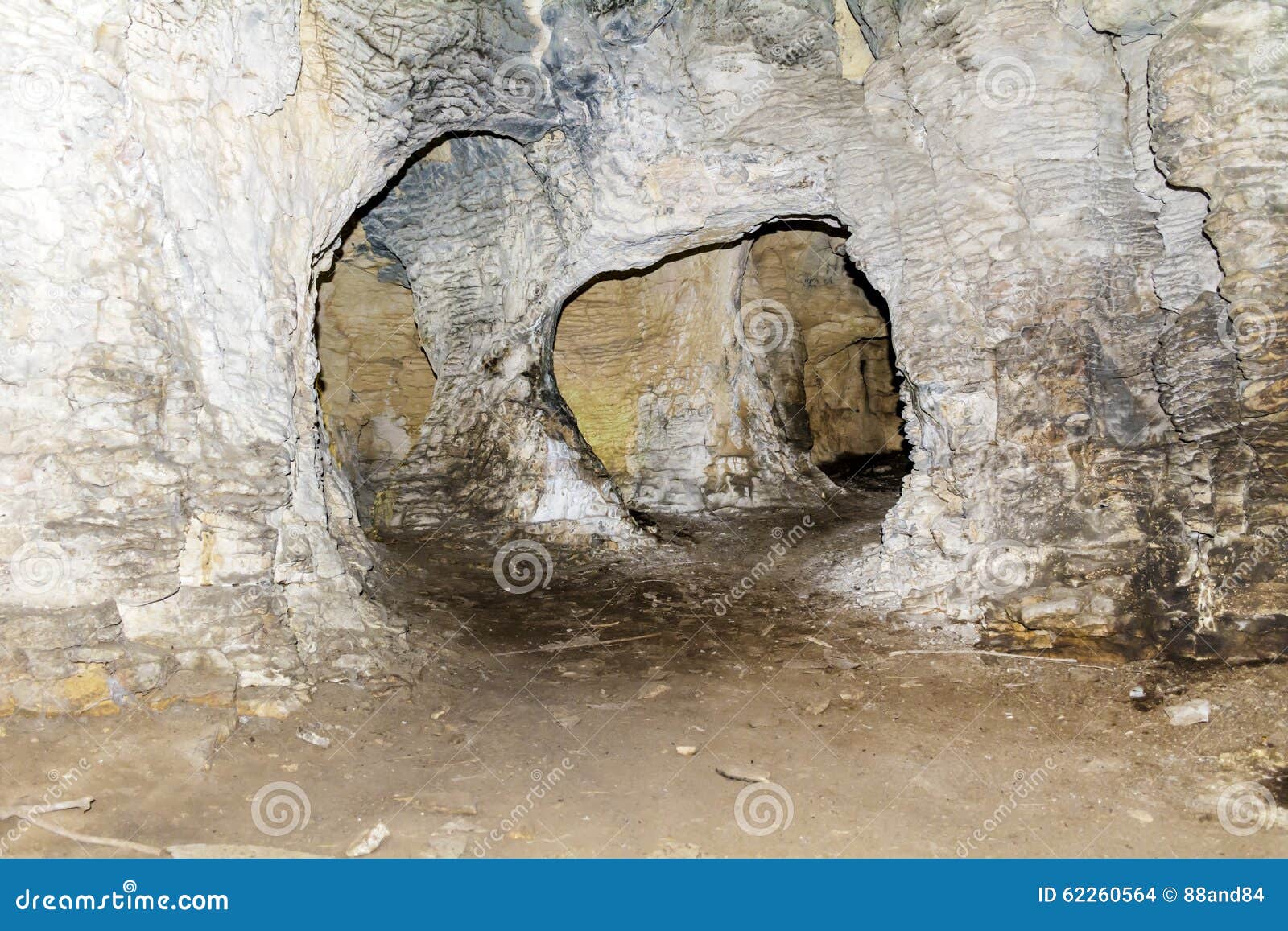 Cave stock photo. Image of limestone, earth, corridor - 62260564