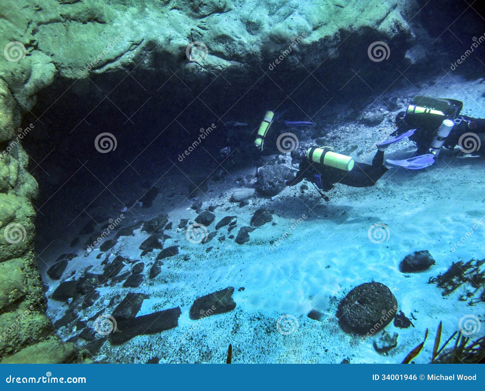 Cave Diver Training - Blue Springs Park Editorial Photo - Image of ...