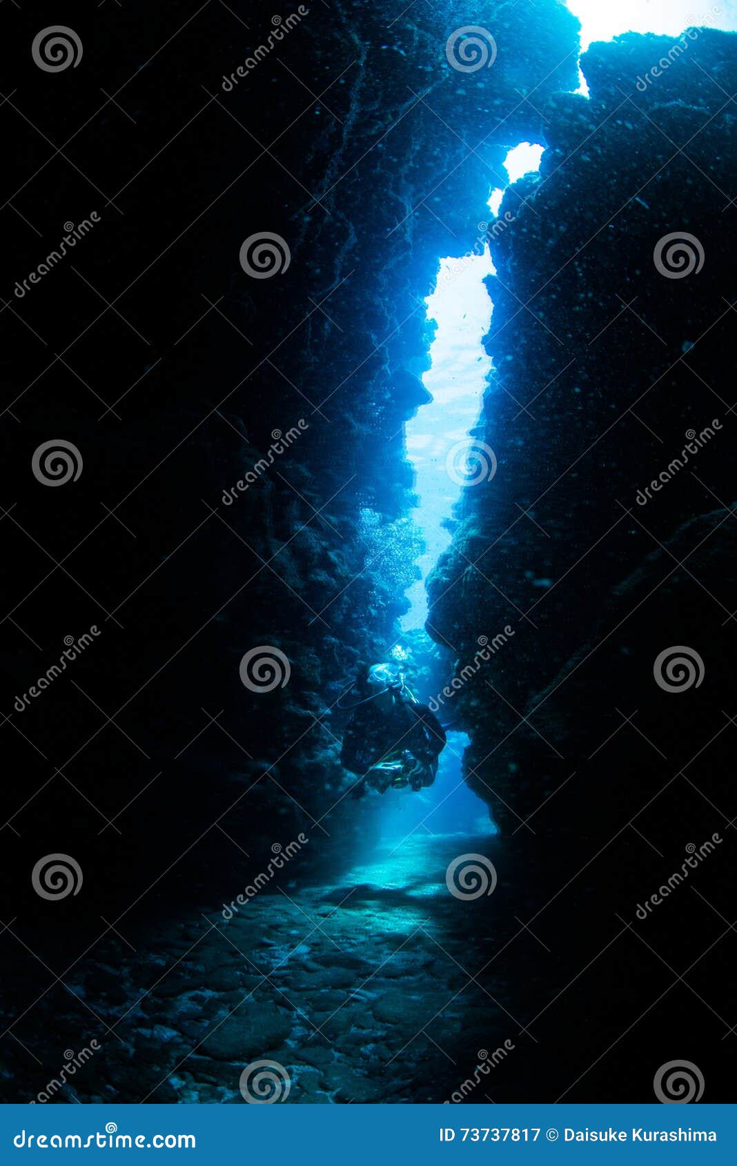 Cave diving editorial photography. Image of background - 73737817