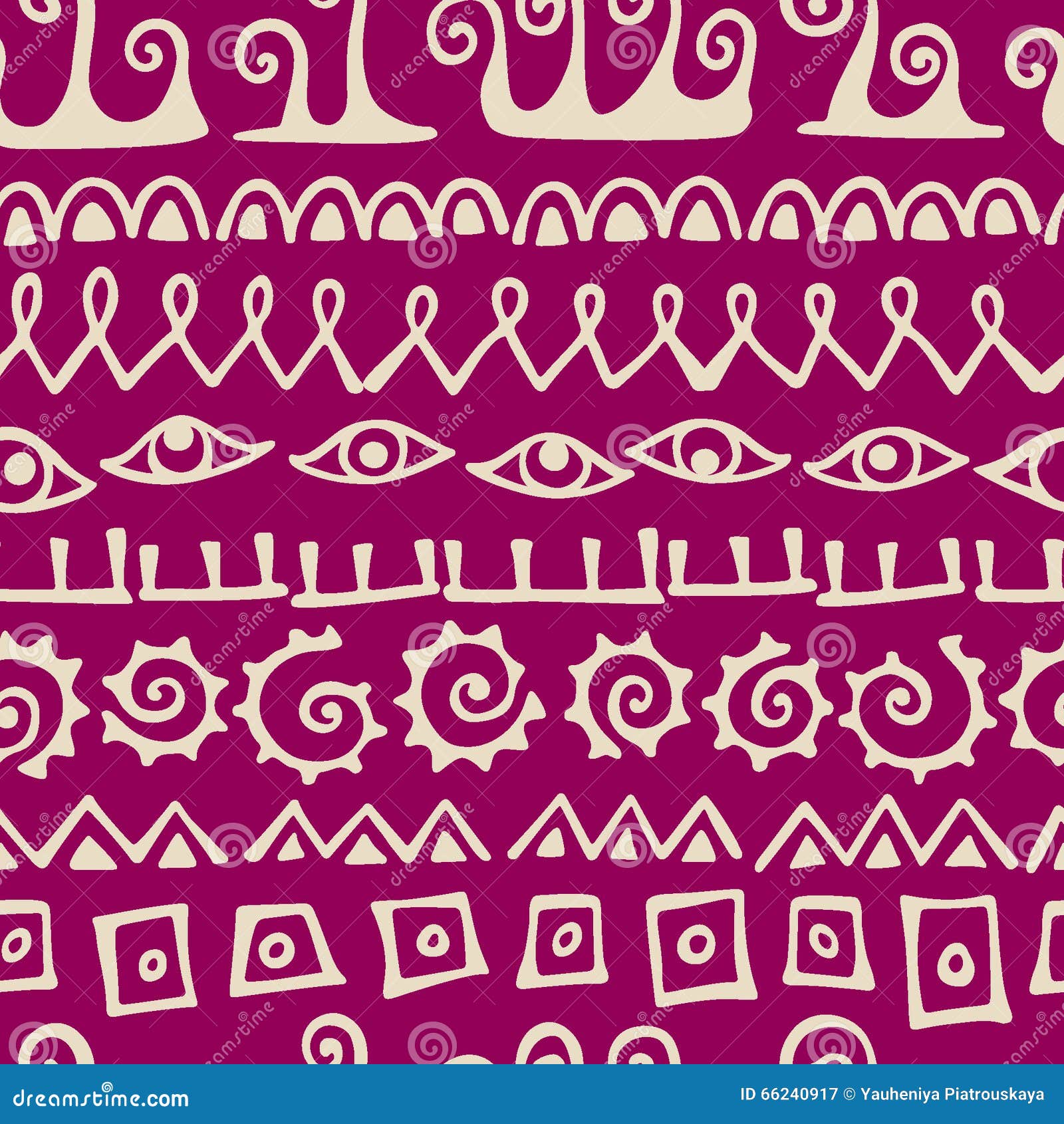 Cave drawing pattern stock vector. Illustration of antelope - 66240917