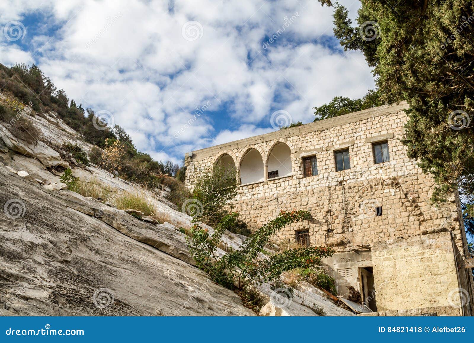 Cave of Elijah in Haifa, Israel Stock Photo - Image of mediterranean ...