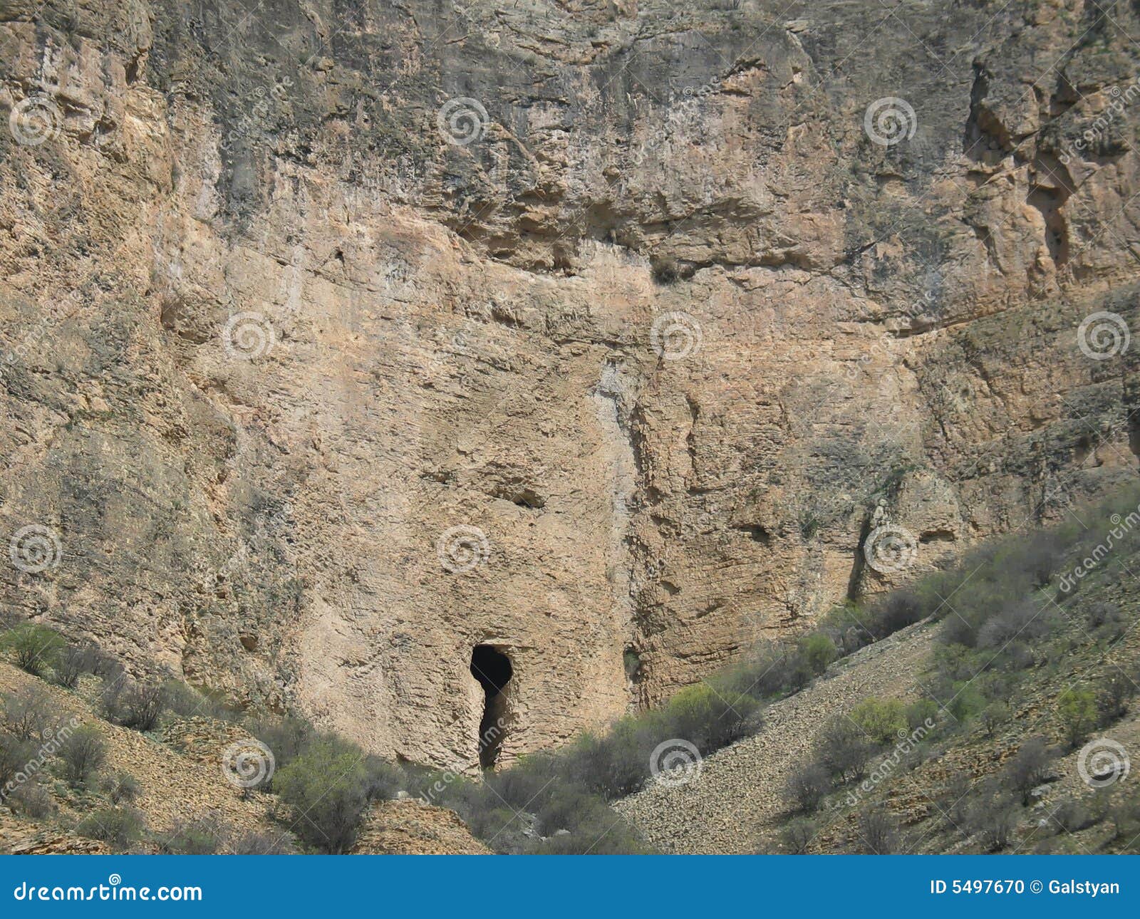 Cave entrance stock photo. Image of autumn, nature, entrance - 5497670