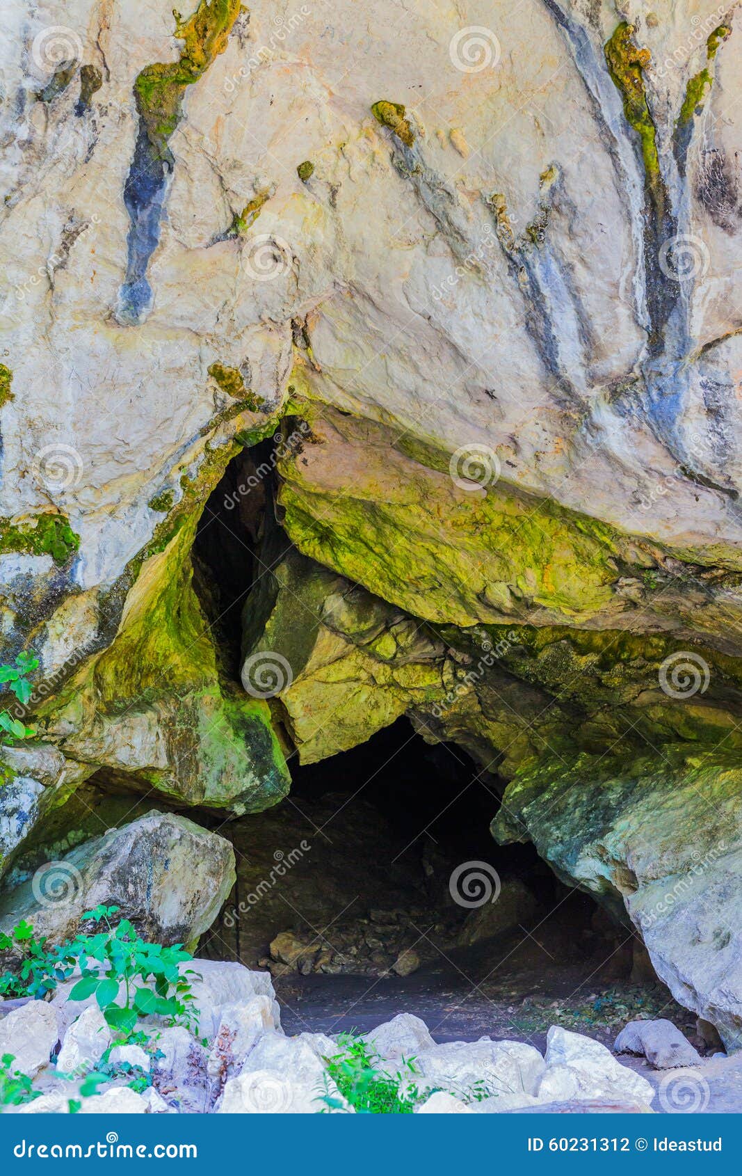 Cave entrance stock photo. Image of detail, abkhazia - 60231312