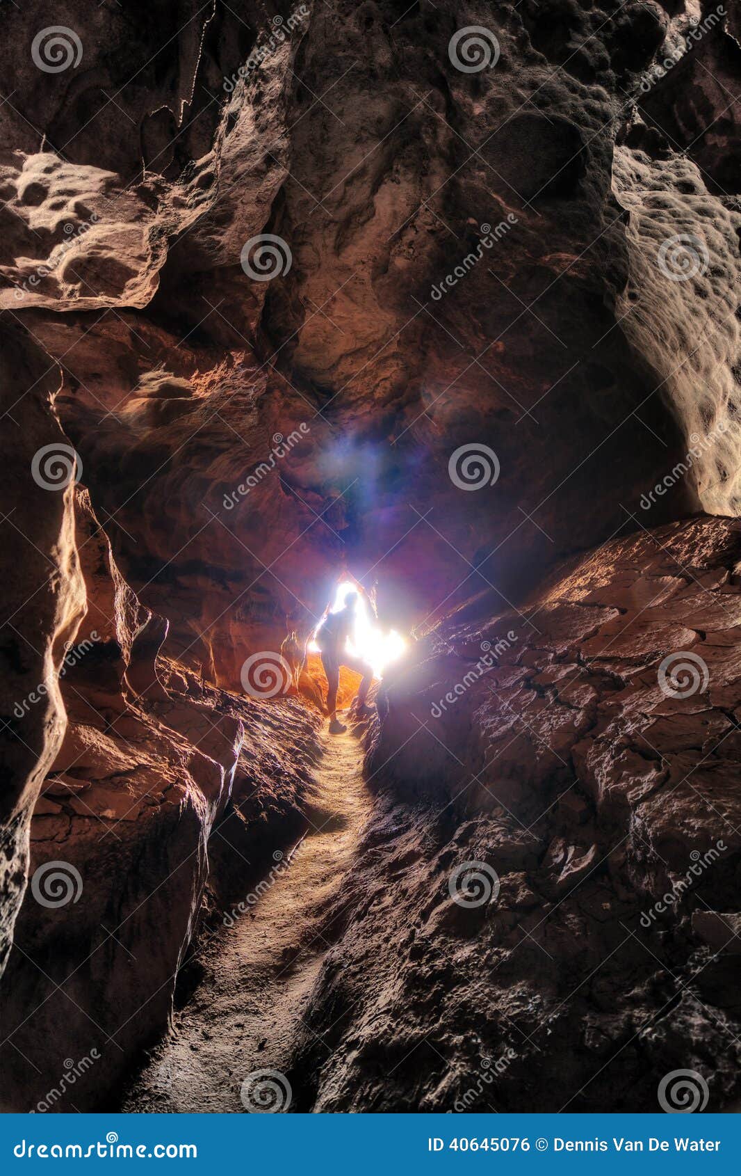 Cave exit stock photo. Image of rock, dark, bright, active - 40645076