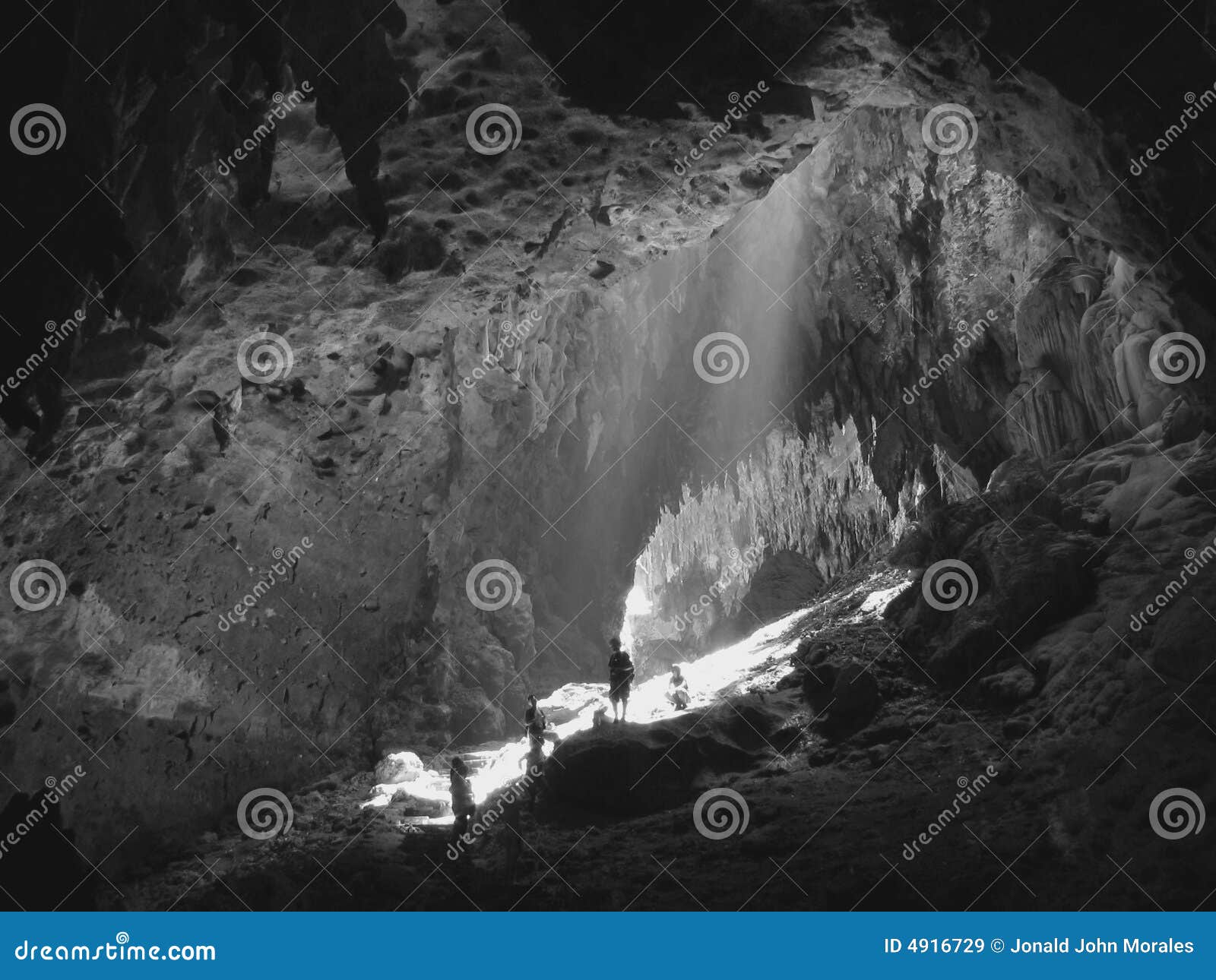 Cave Explorers stock image. Image of asia, beam, adventurers - 4916729