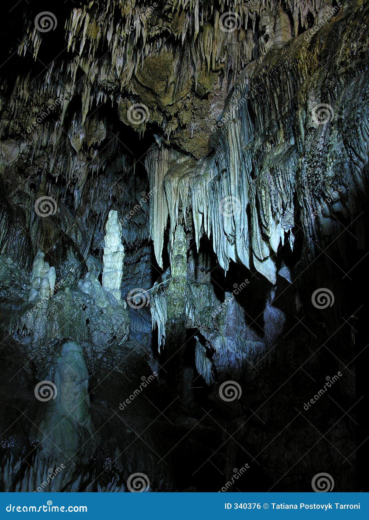 Cave formation stock photo. Image of underground, mountain - 340376