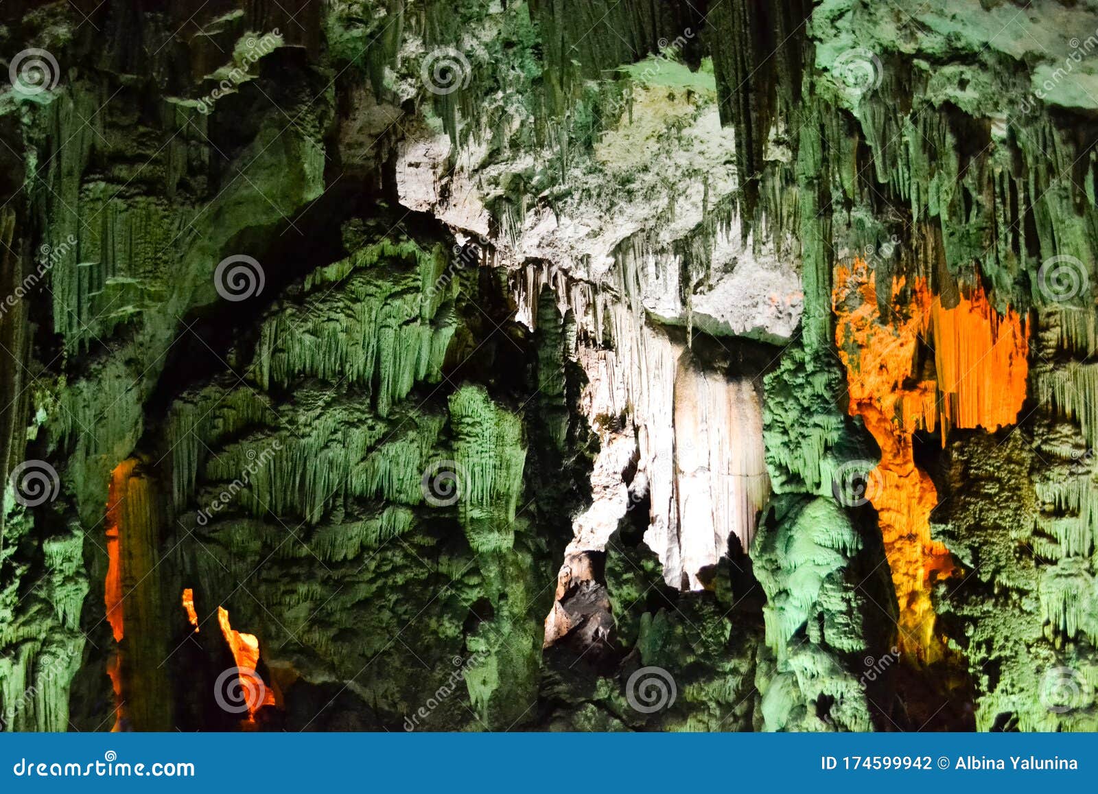 Cave of Gerontospilios, Greece Stock Photo - Image of light, crete ...