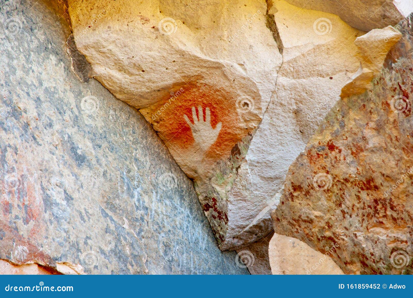 Cave of the Hands stock photo. Image of heritage, outdoors - 161859452