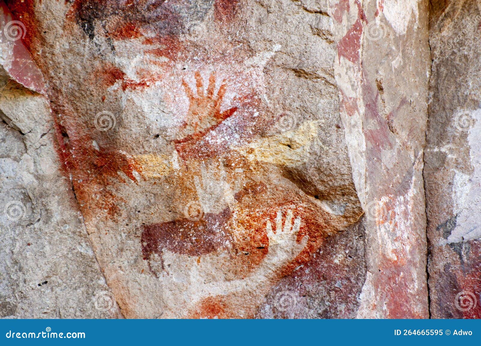 Cave of the Hands editorial image. Image of archeology - 264665595