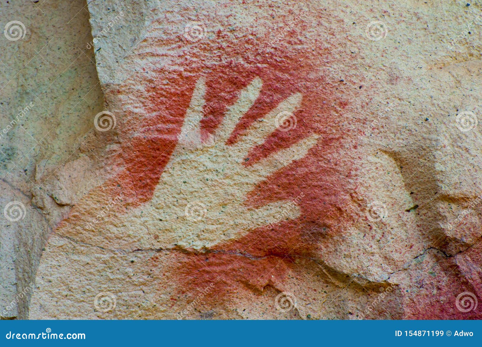 Cave of the Hands stock image. Image of history, argentina - 154871199