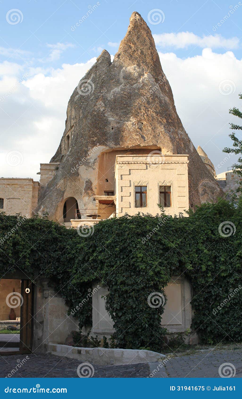 Cave Hotel. Cappadocia, Turkey Stock Image - Image of room, hill: 31941675