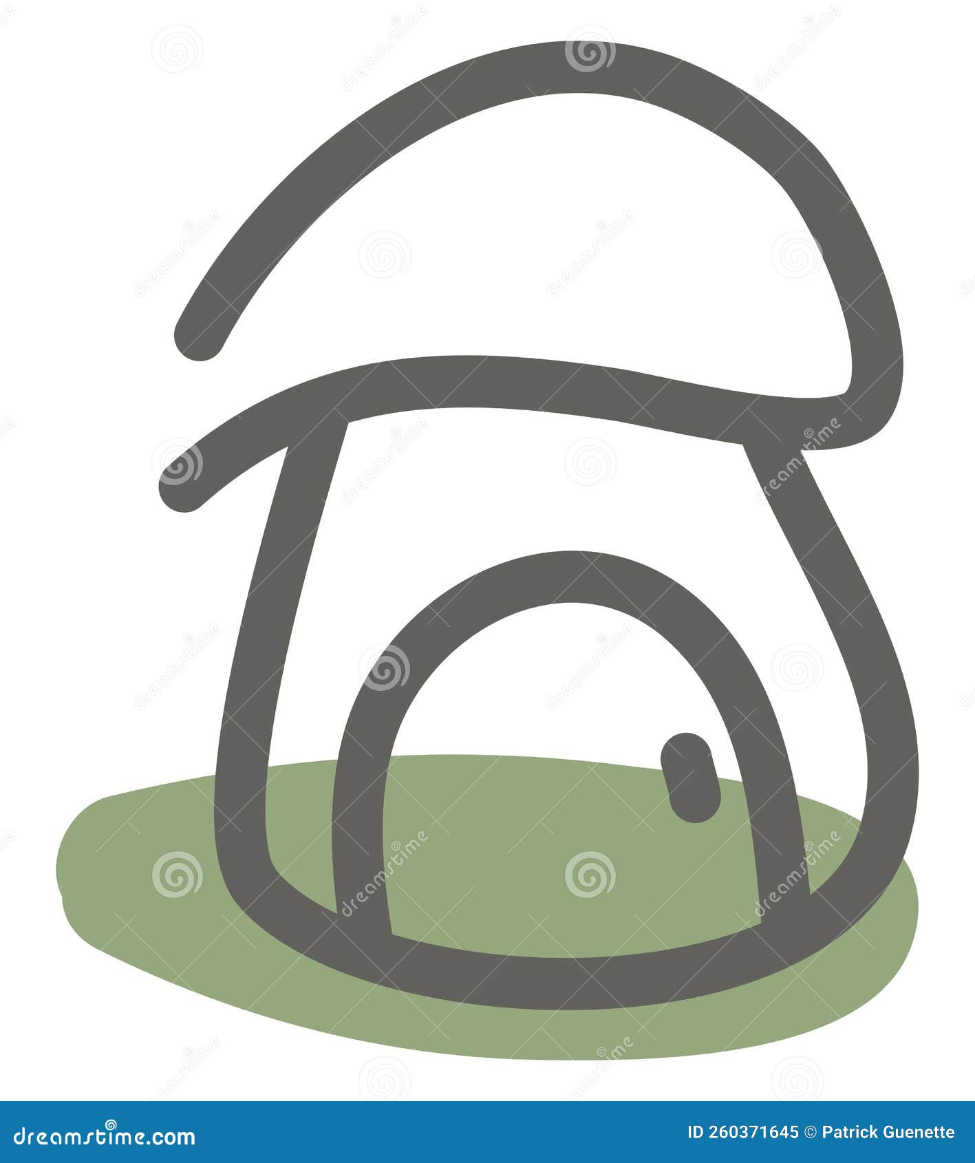 Cave house, icon stock vector. Illustration of room - 260371645