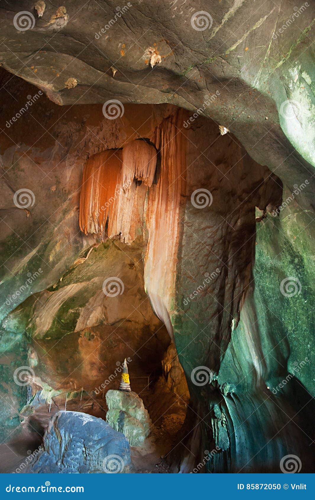 Cave inside stock photo. Image of natural, formation - 85872050