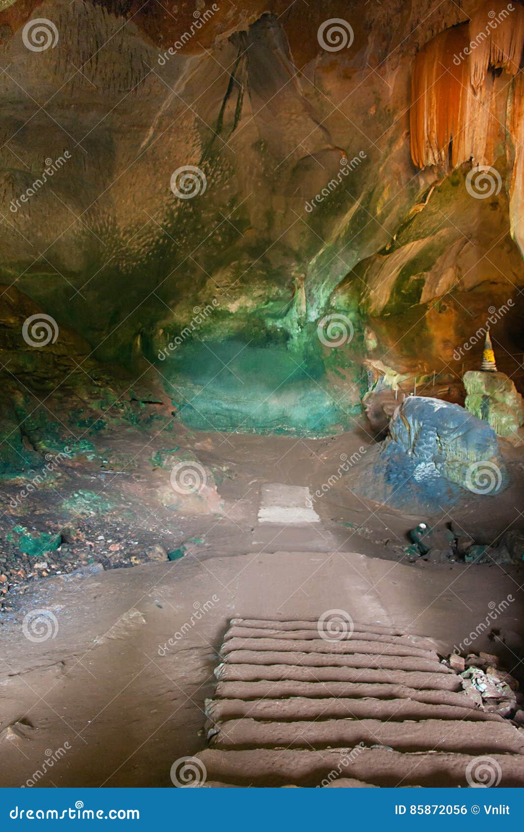 Cave inside stock photo. Image of natural, rock, stalactite - 85872056