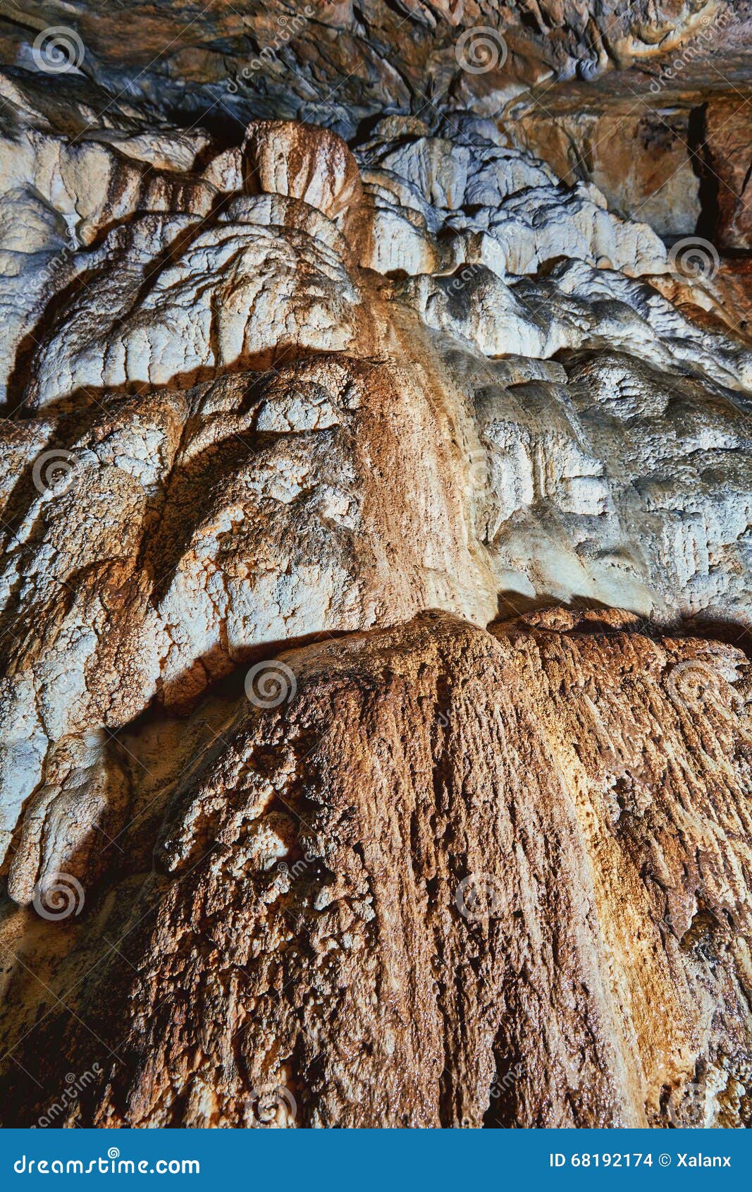 Cave interior stock photo. Image of jurassic, mountain - 68192174