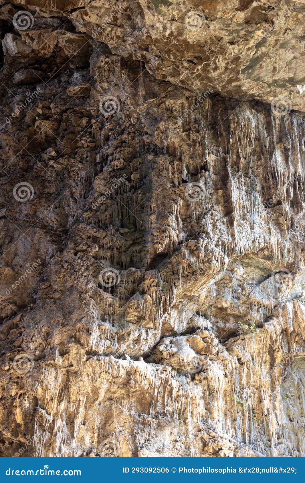 Cave Interior, Rock Wall Texture. Natural Rock, Mineral Formations ...