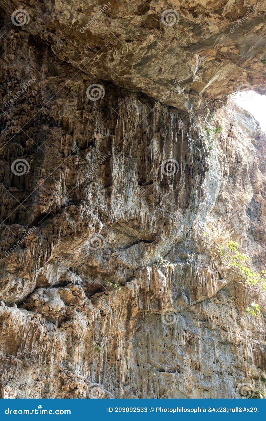 Cave Interior, Rock Wall Texture. Natural Rock, Mineral Formations ...