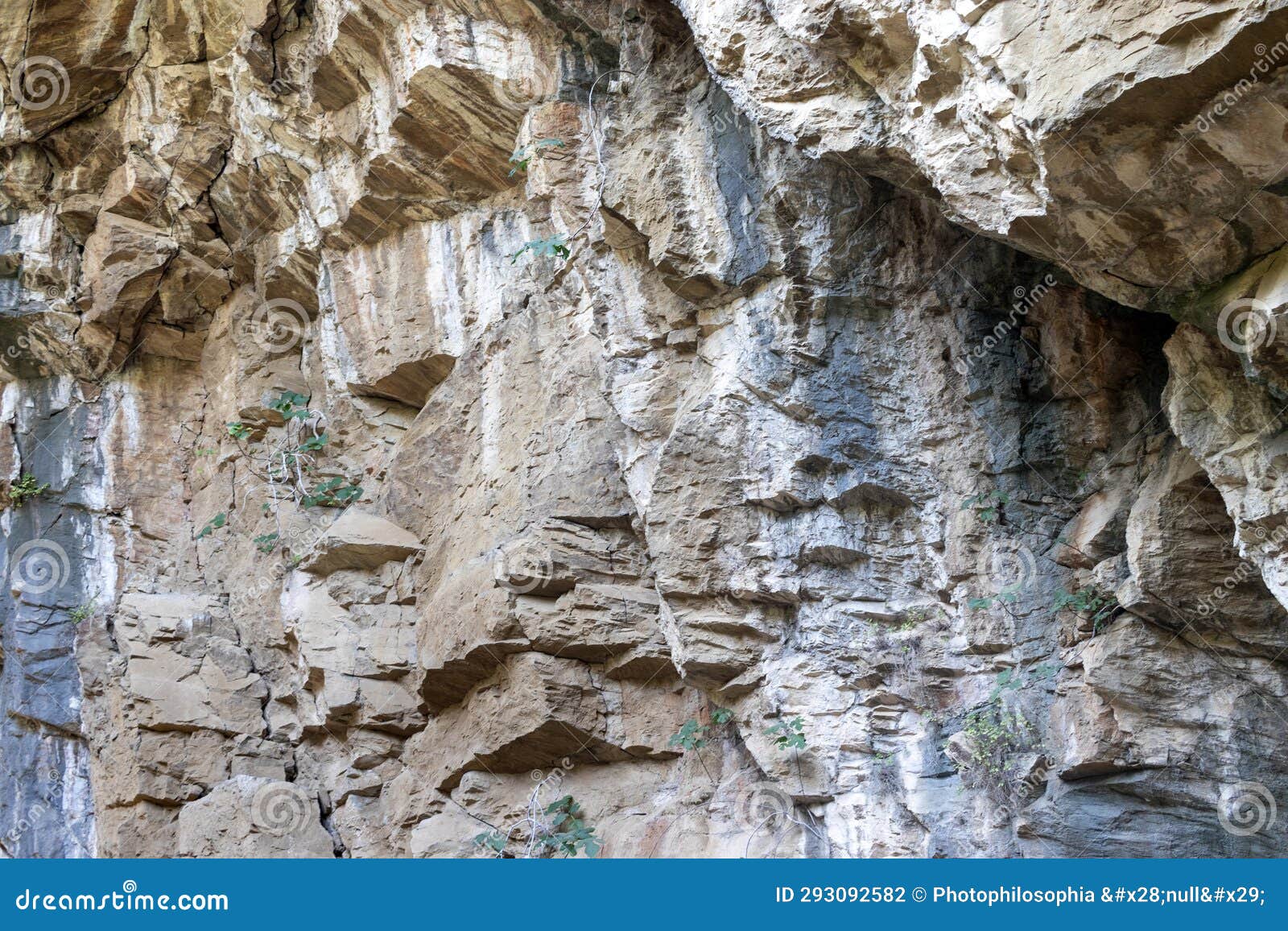 Cave Interior, Rock Wall Texture. Natural Rock, Mineral Formations ...