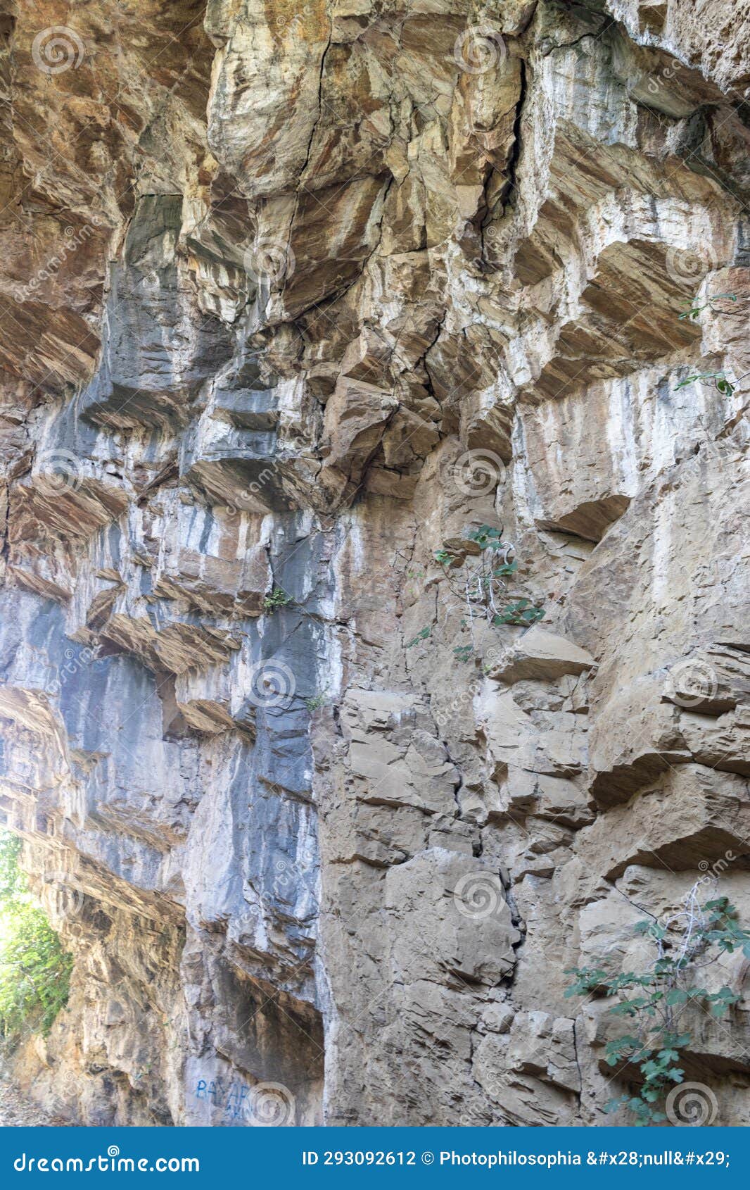 Cave Interior, Rock Wall Texture. Natural Rock, Mineral Formations ...