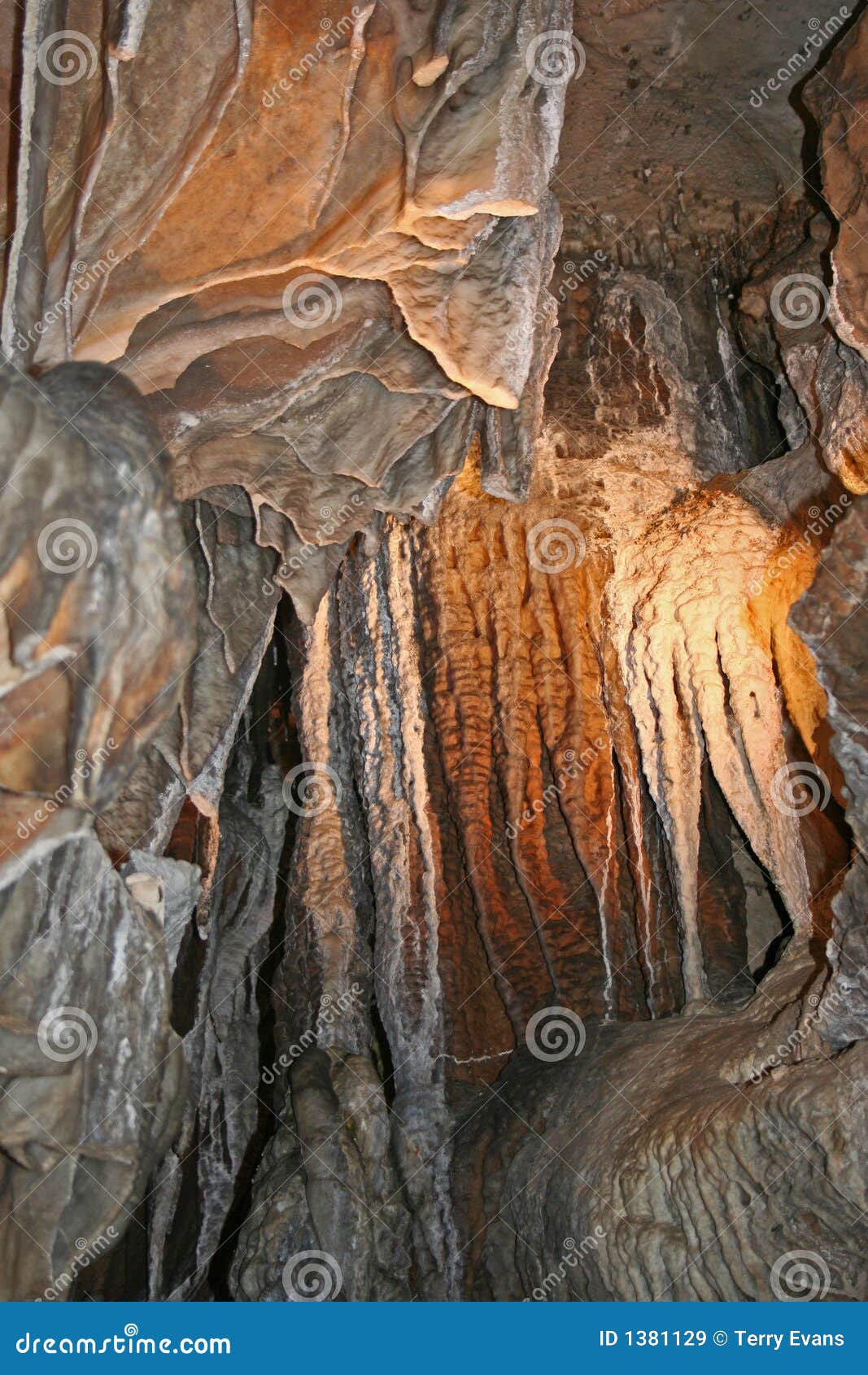 Cave interior two stock image. Image of rock, spelunking - 1381129