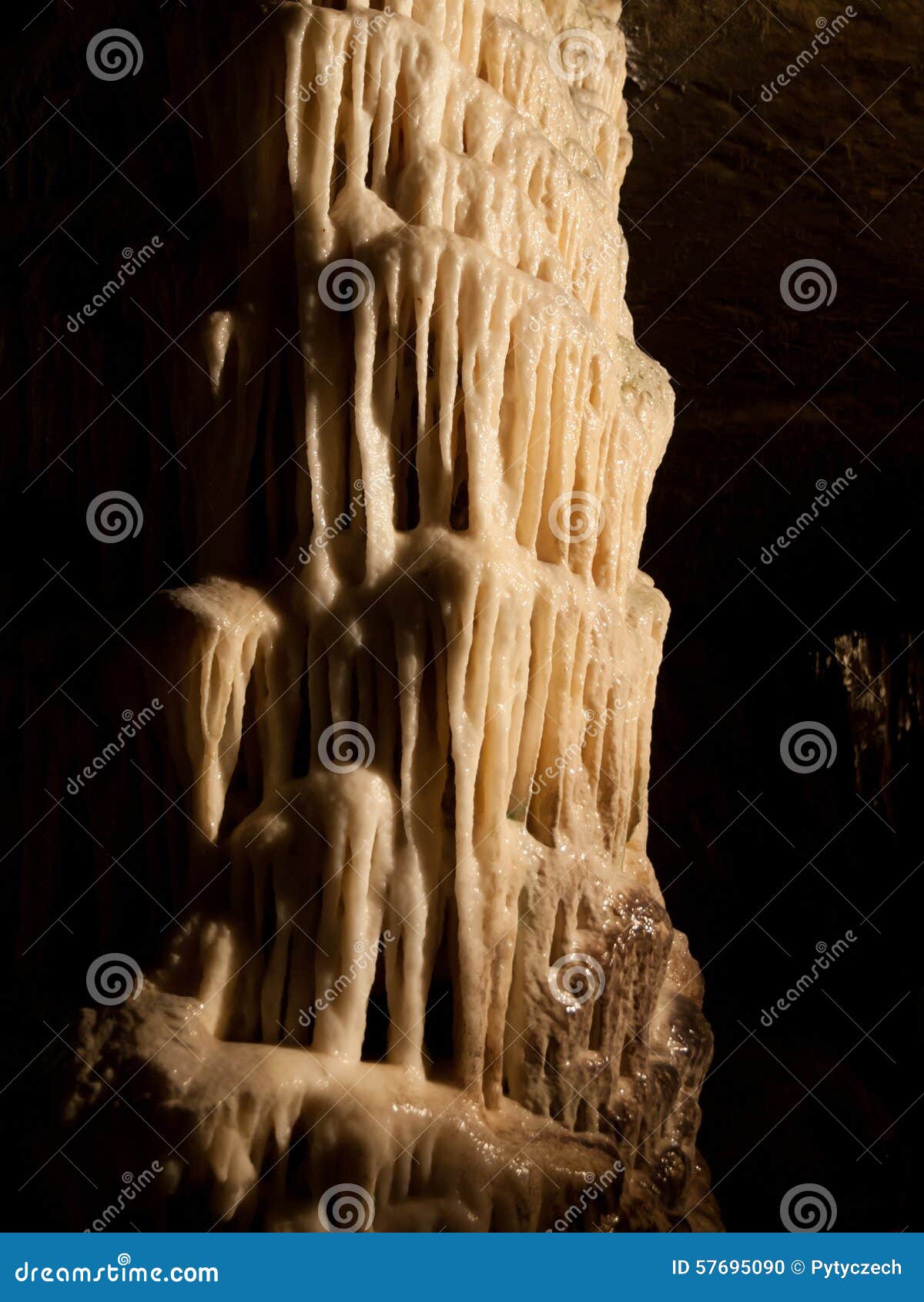 Cave karst features stock photo. Image of history, postojna - 57695090